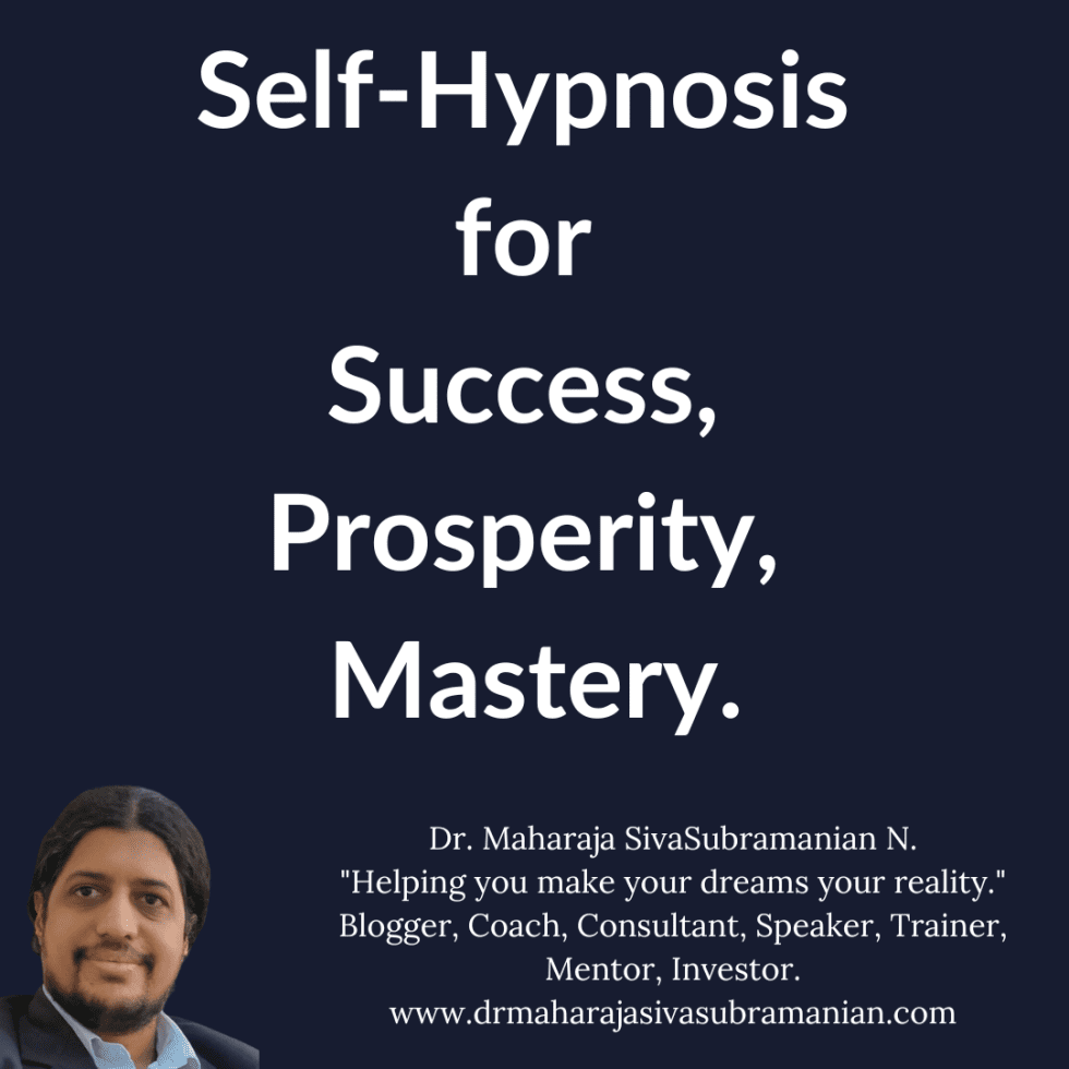 Best affirmations for innovation. - Dr. Maharaja SivaSubramanian N.